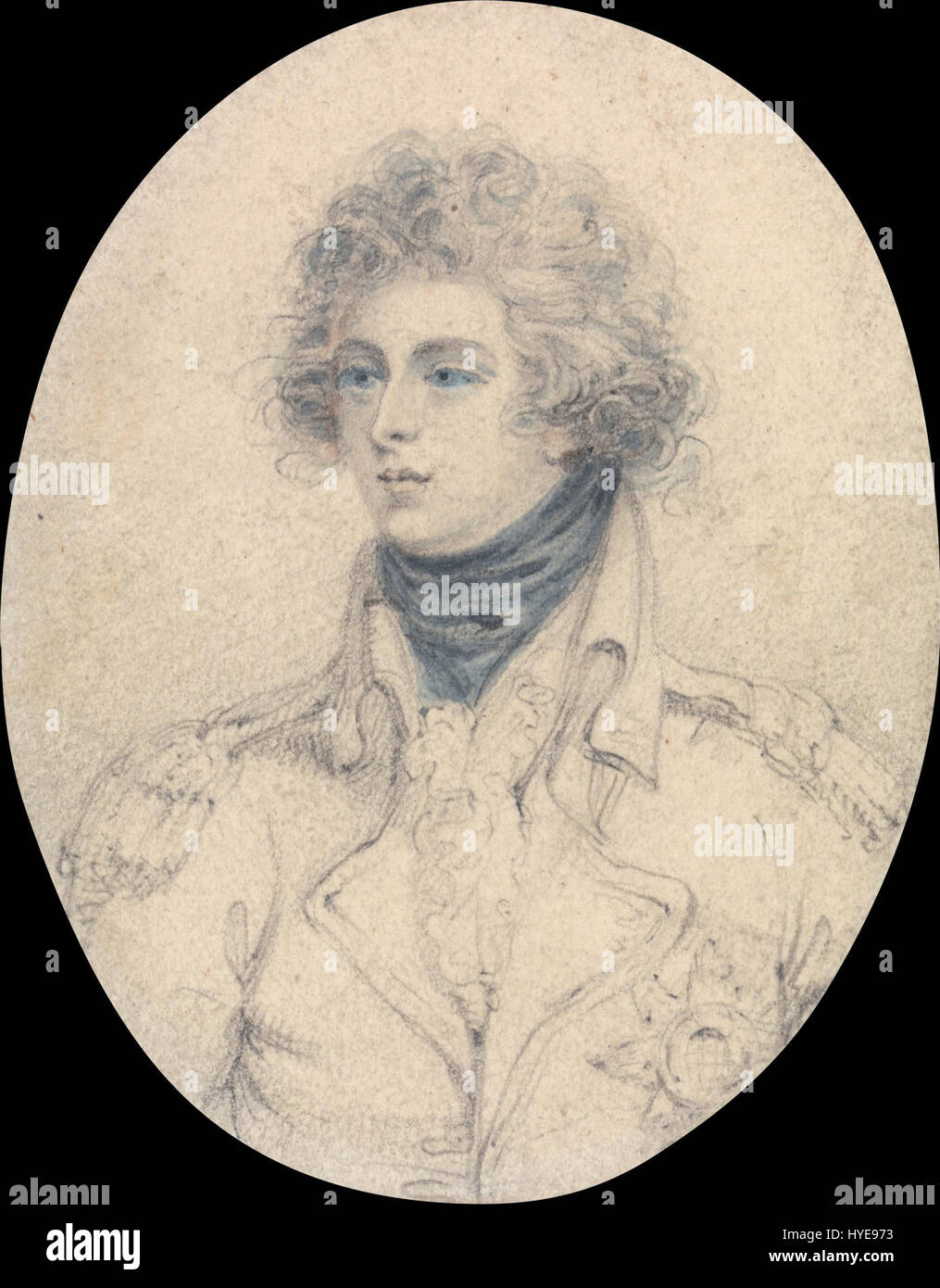 This study by Richard Cosway represents a preliminary sketch for a ...