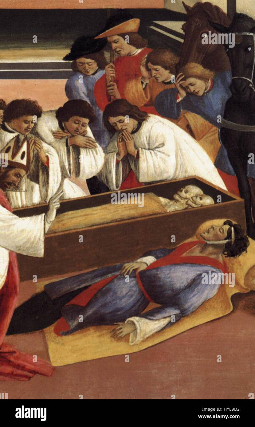Sandro Botticelli's 'Three Miracles of St. Zenobius' is a religious ...