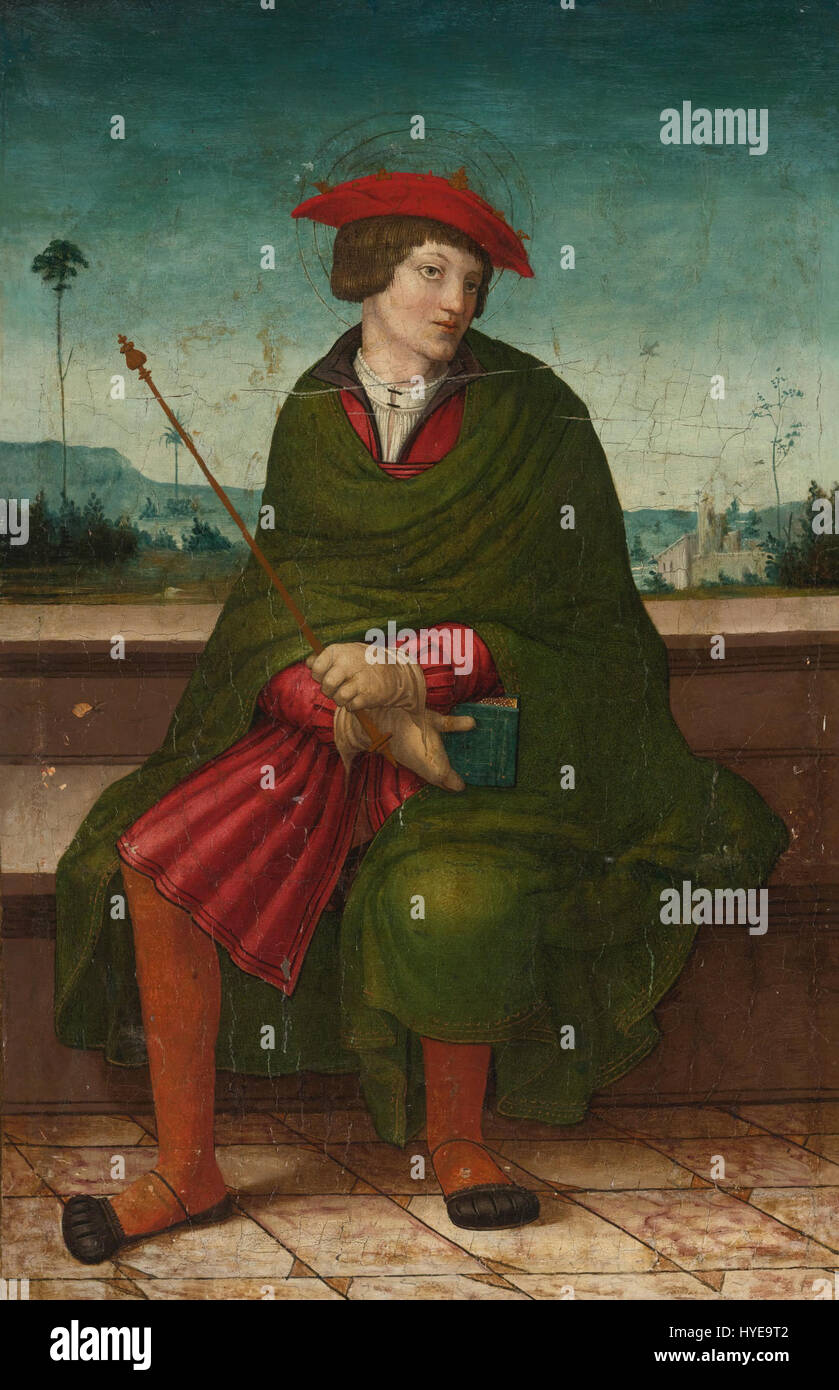 This 16th-century Spanish artwork depicts a saint, reflecting the ...