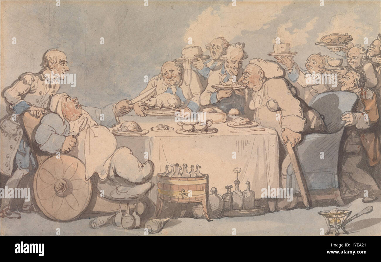Thomas rowlandson the comforts of bath hi-res stock photography and ...