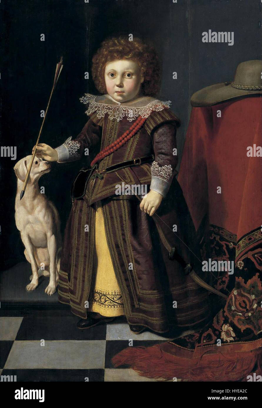 Thomas de Keyser Portrait of a Young Boy WGA12183 Stock Photo - Alamy