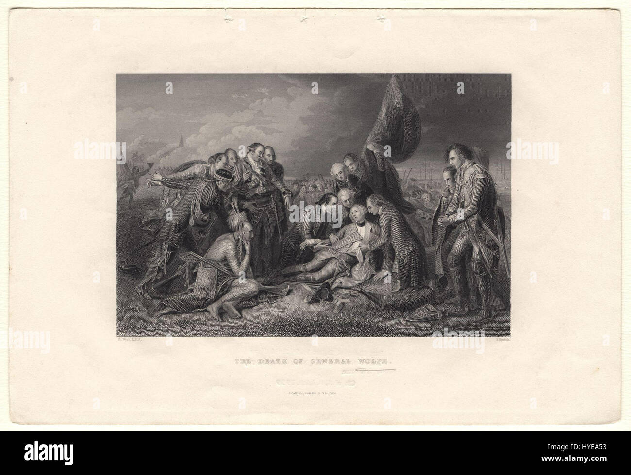 'The Death of General Wolfe' by S. Smith is an iconic depiction of the ...