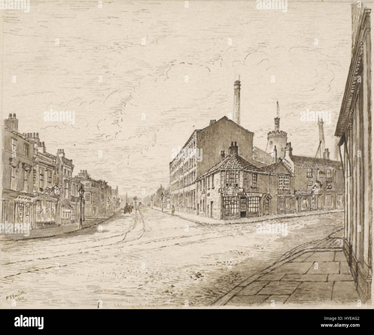 'Blundells Mill, Beverley Rd Corner and Springbank, c.1884' is a ...