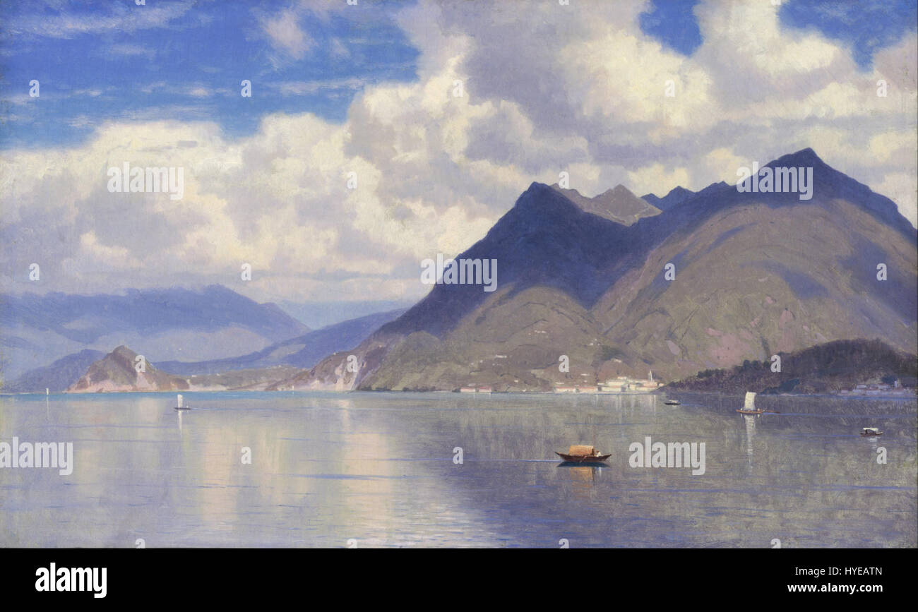 William Stanley Haseltine's 'Lago Maggiore' captures the tranquil ...