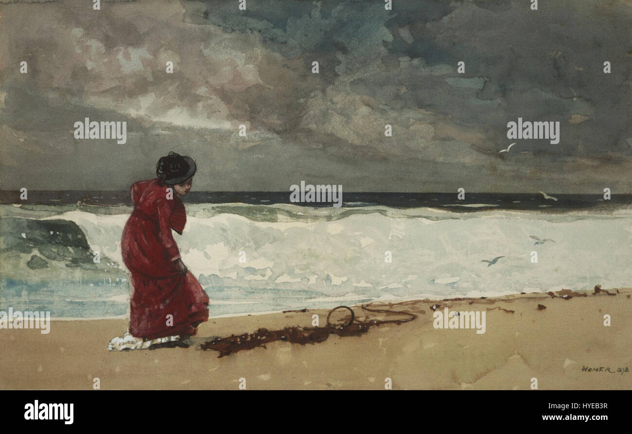 Winslow Homer Startled Stock Photo - Alamy