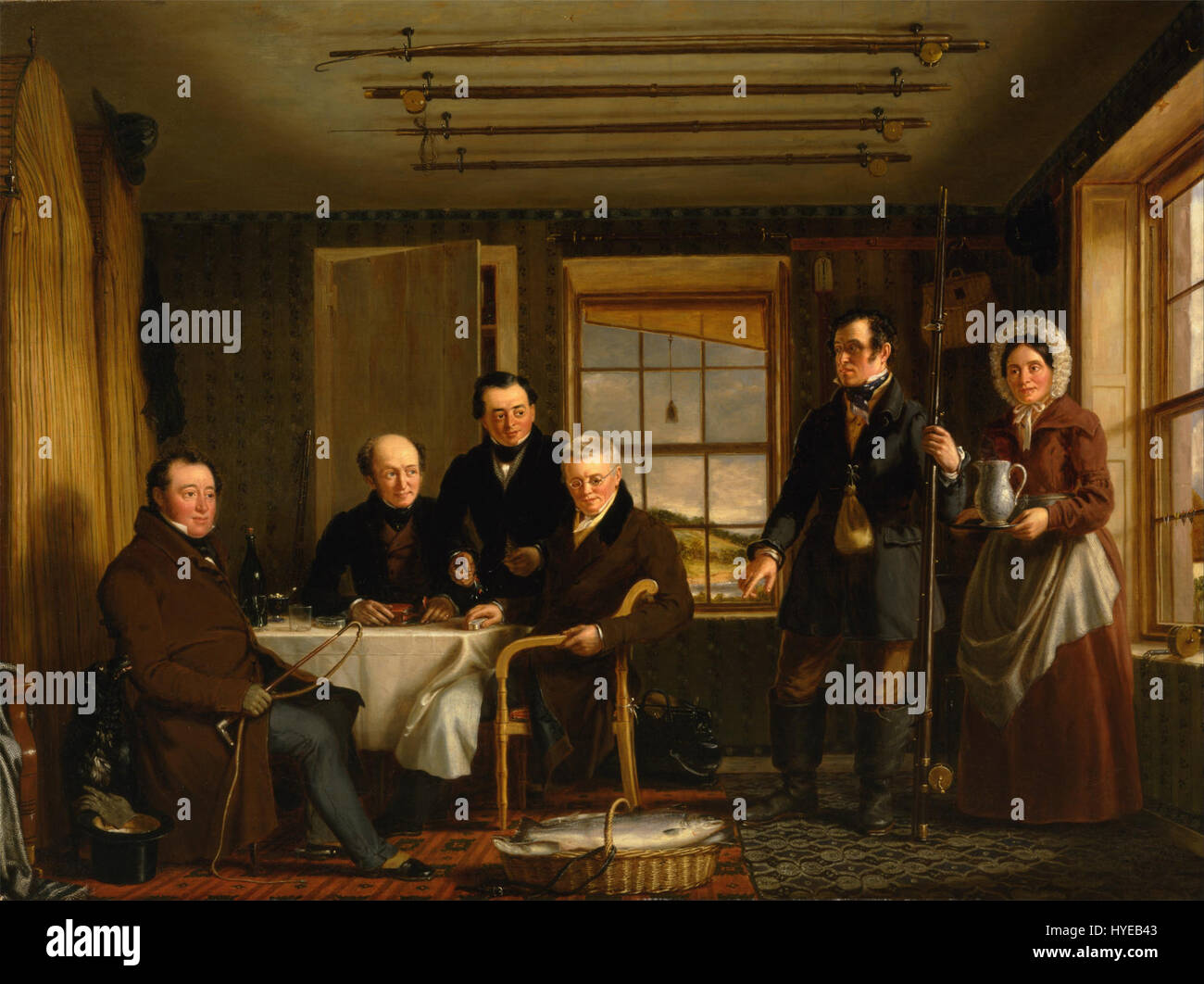 This artwork or depiction features William Shiels in a Scottish fishing ...