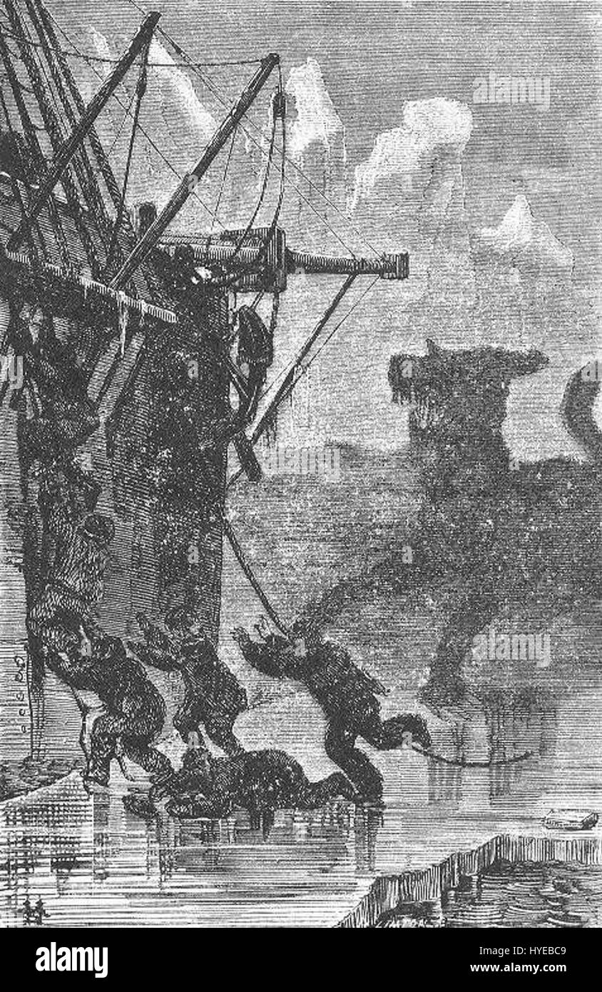 'The English at the North Pole' by Riou and Montaut depicts an ...