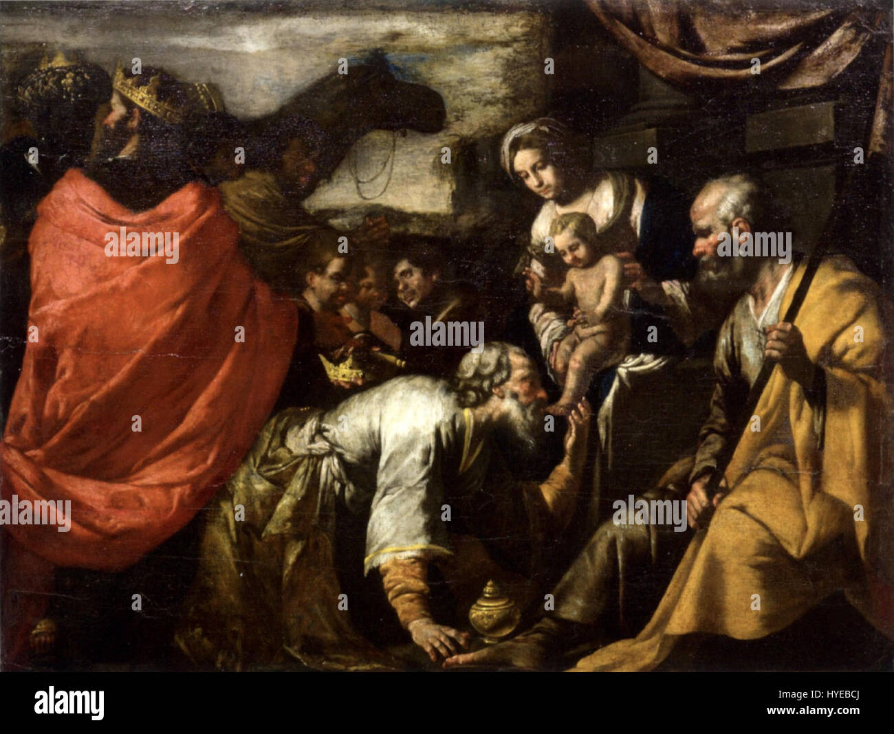 Adoration of the magi painting hi-res stock photography and images - Alamy