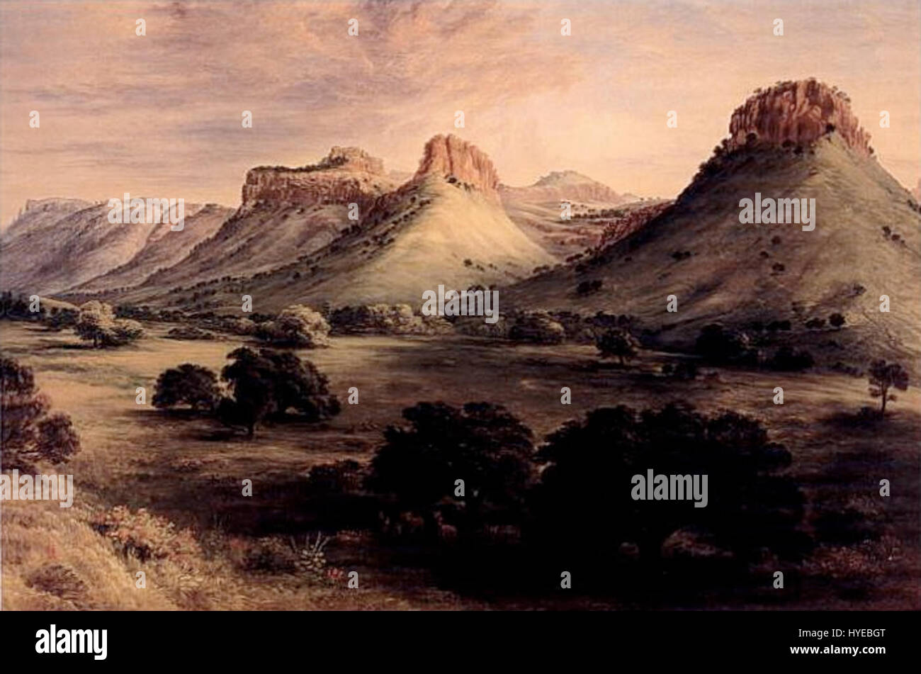 This 1855 depiction of Santa Rita, New Mexico, by H.C. Pratt, captures ...