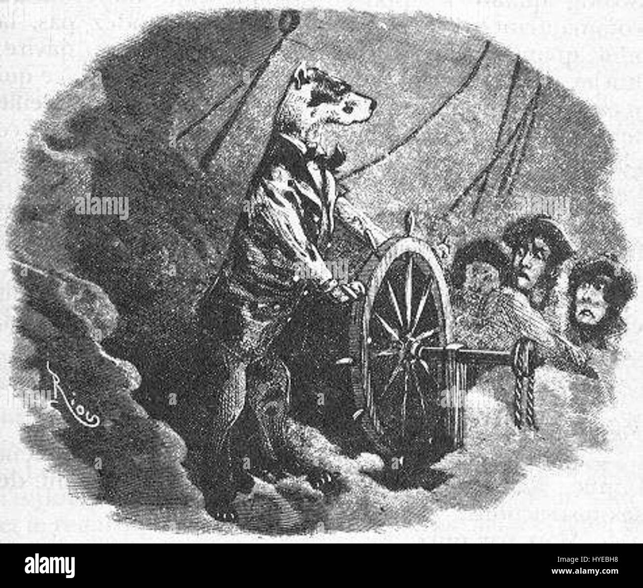 'The English at the North Pole' is a dramatic illustration by Riou and ...