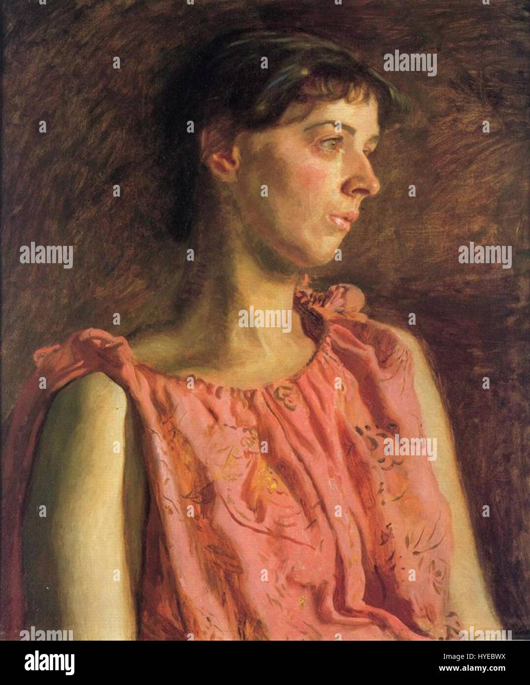 This portrait, titled *Weda Cook*, captures the subject in a detailed ...