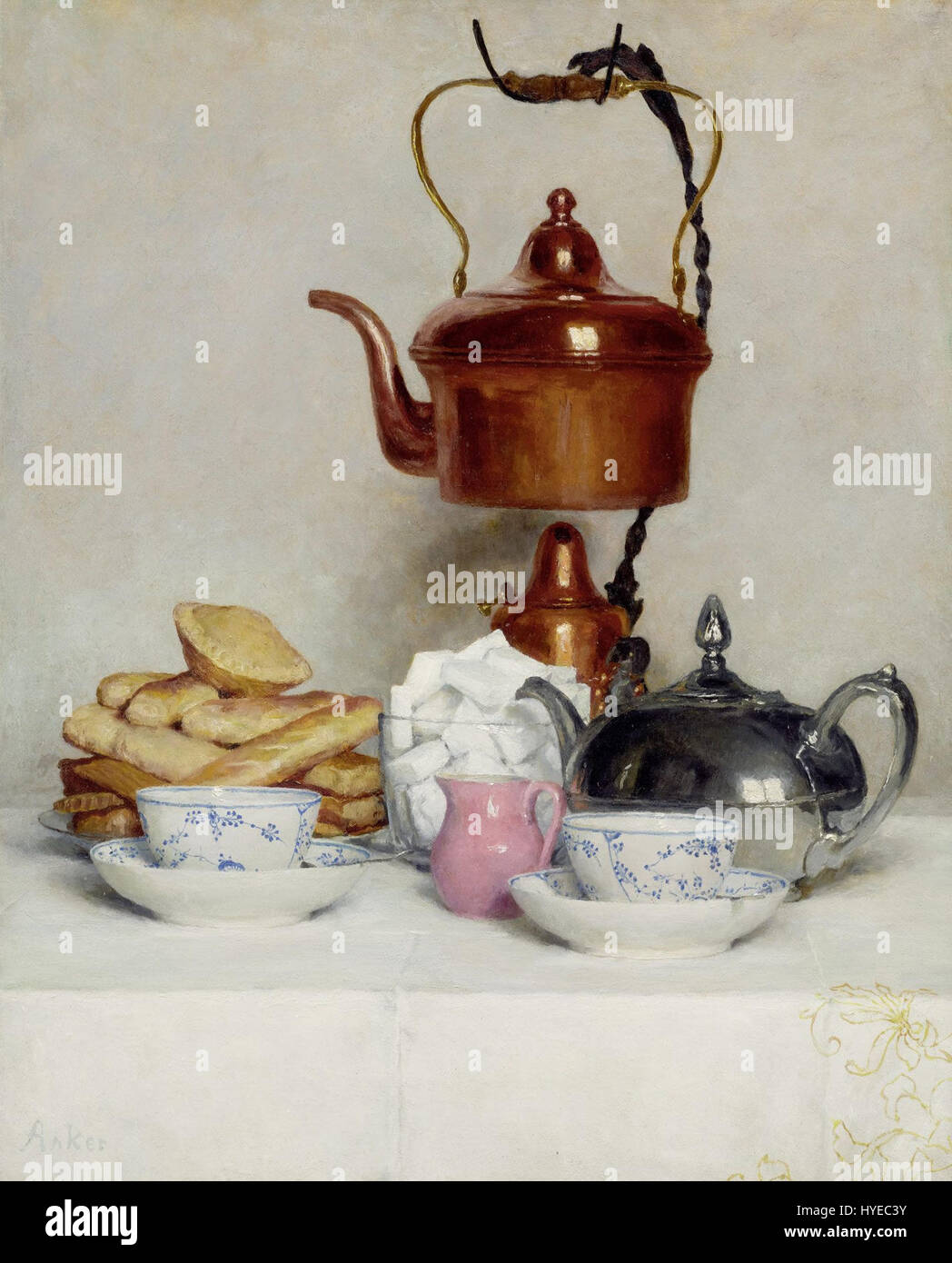 Albert Anker was a Swiss artist renowned for his still life paintings ...