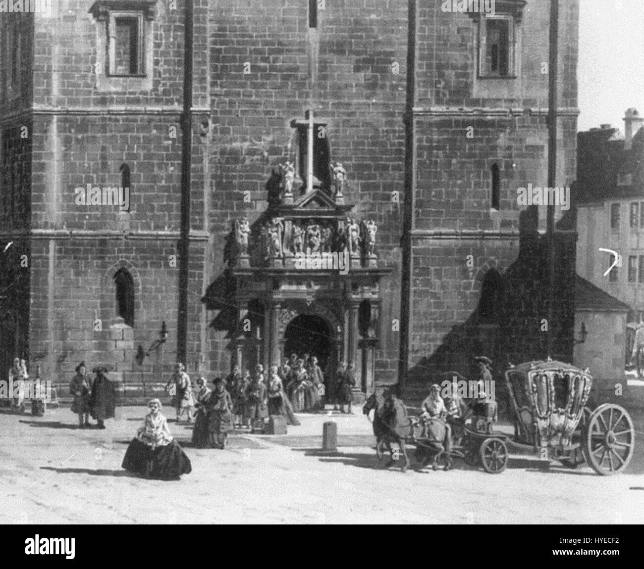 Bellotto Bernardo (1720 1780) Kreuzkirche in Dresden, Ausschnitt ...