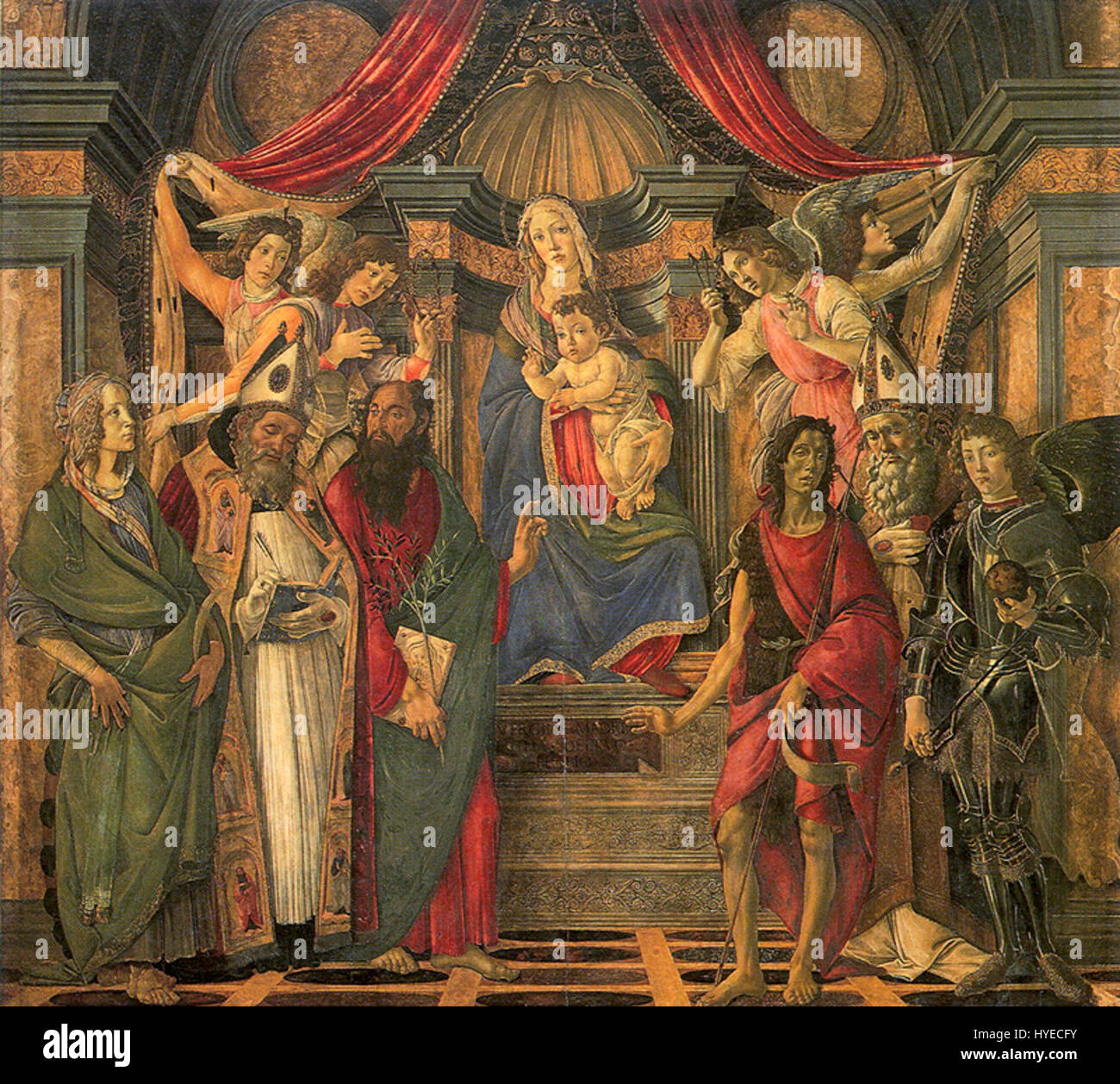 The 'Pala di San Barnaba' by Sandro Botticelli is an altarpiece that ...