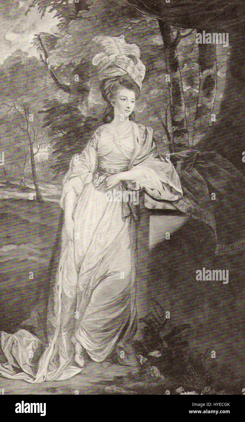 Duchess of Rutland Stock Photo - Alamy