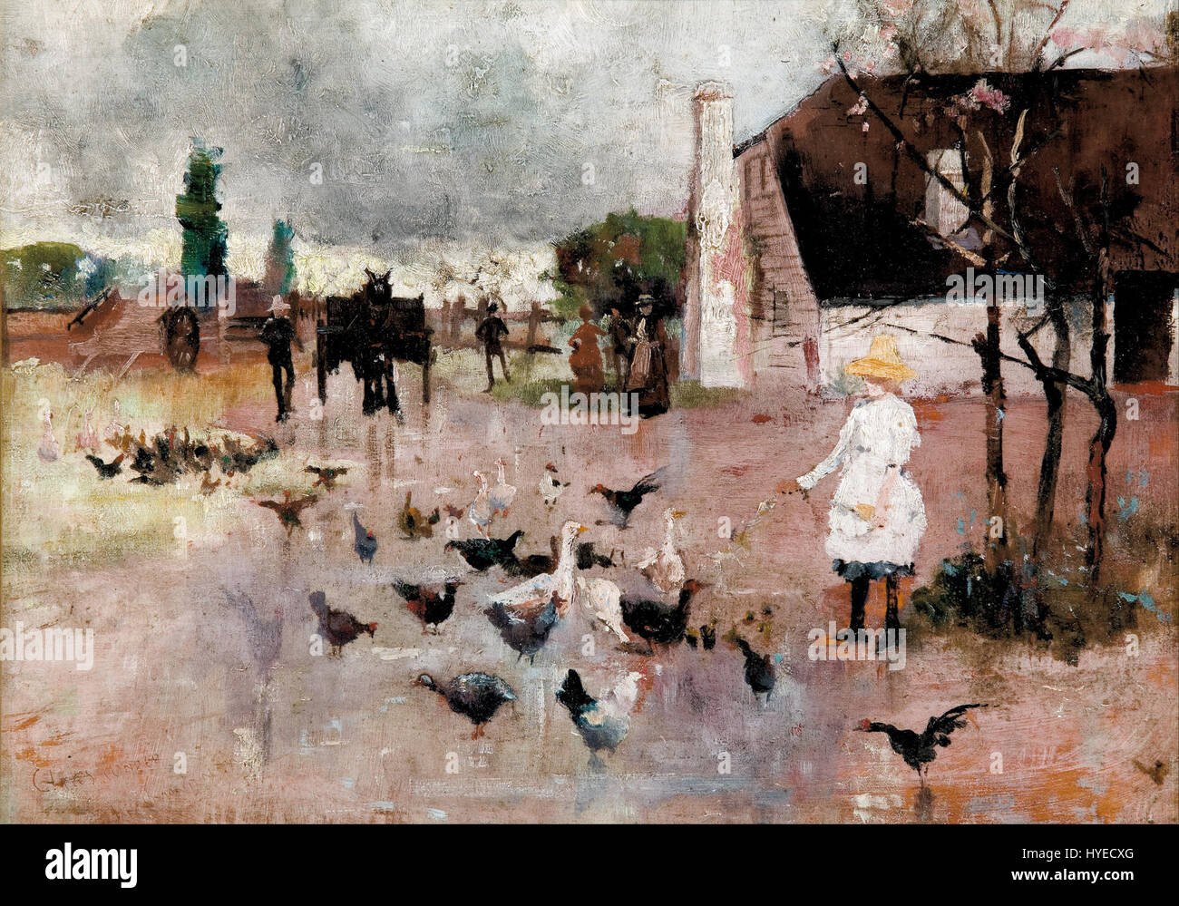 Tea time impressionism hi-res stock photography and images - Alamy