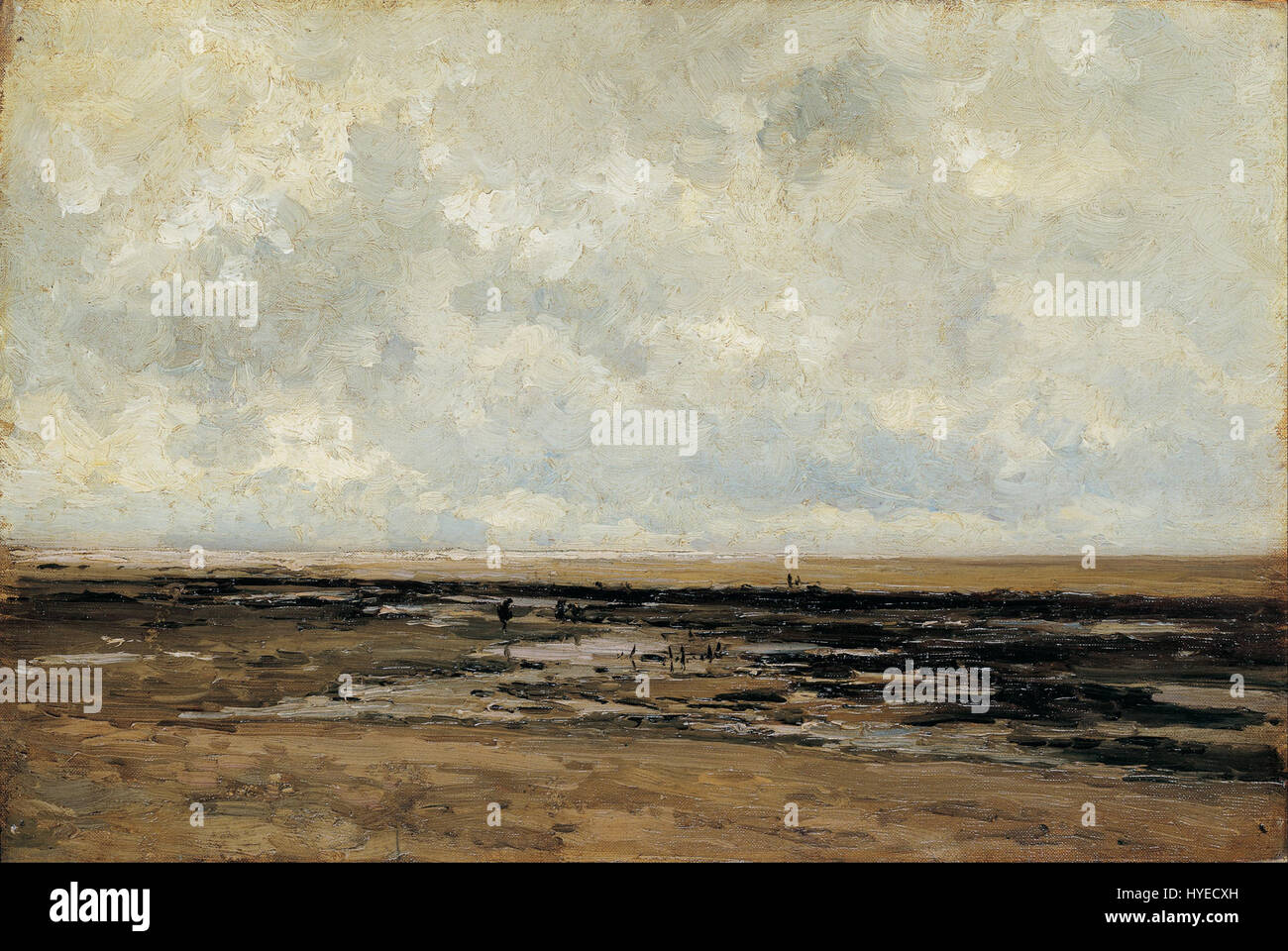Carlos de Haes Villerville Beach. Normandy Google Art Project Stock ...