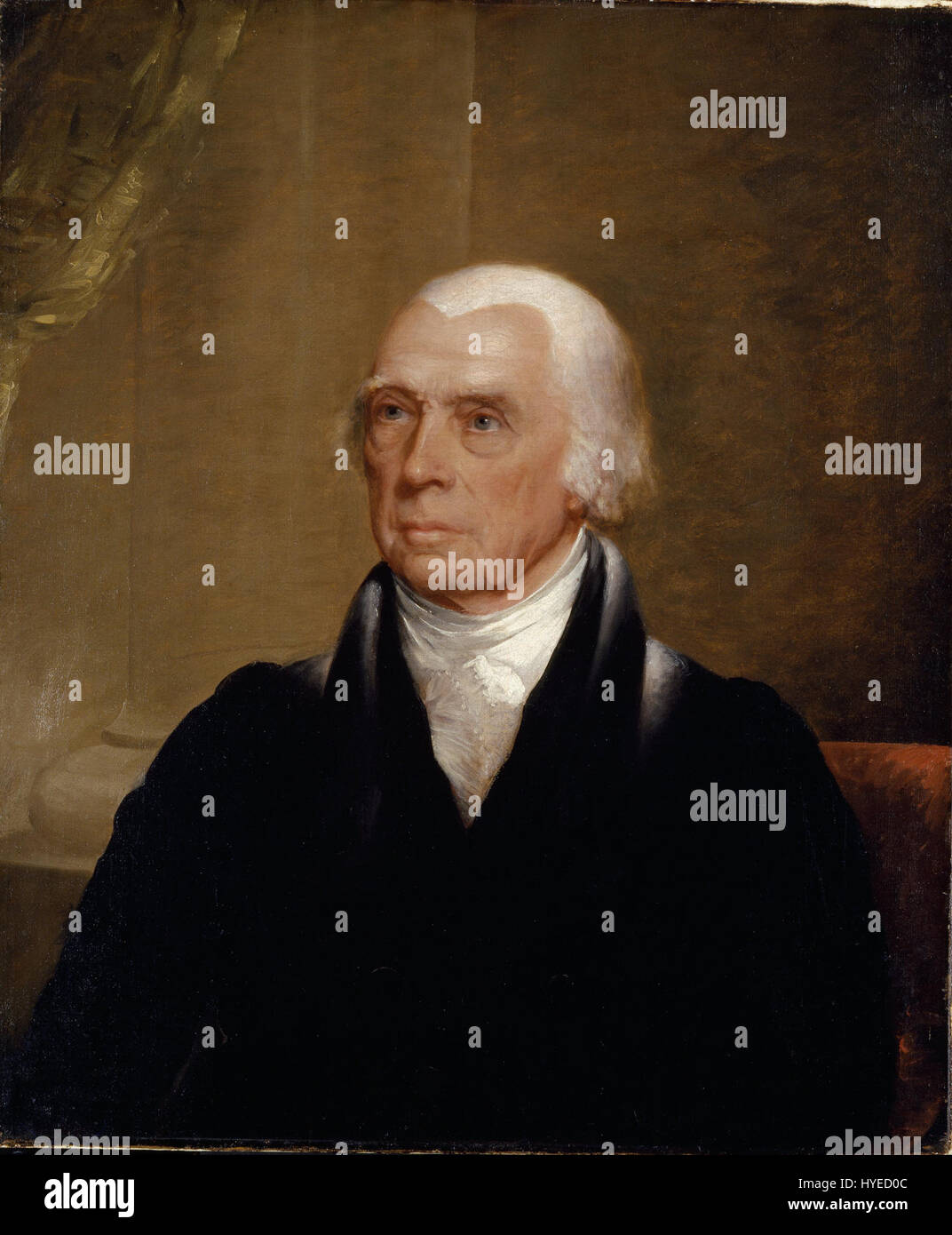 Chester Harding’s portrait of James Madison, the 4th President of the ...