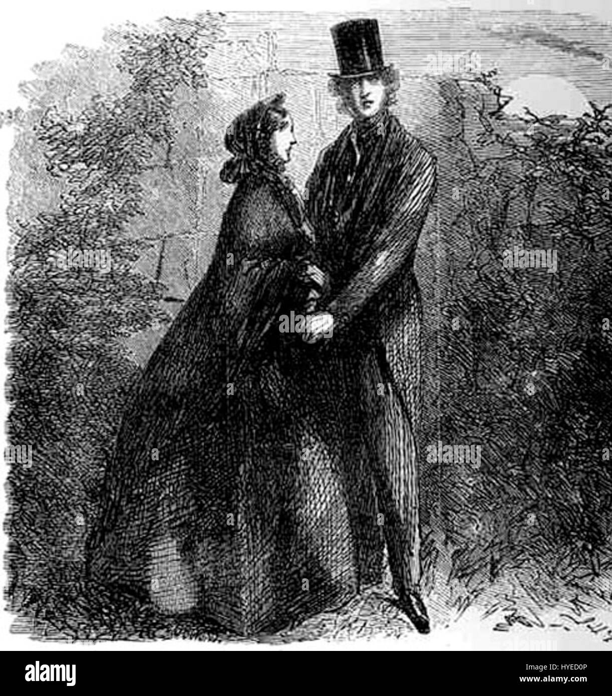 'I saw no shadow of another parting with her' is a reflective phrase ...