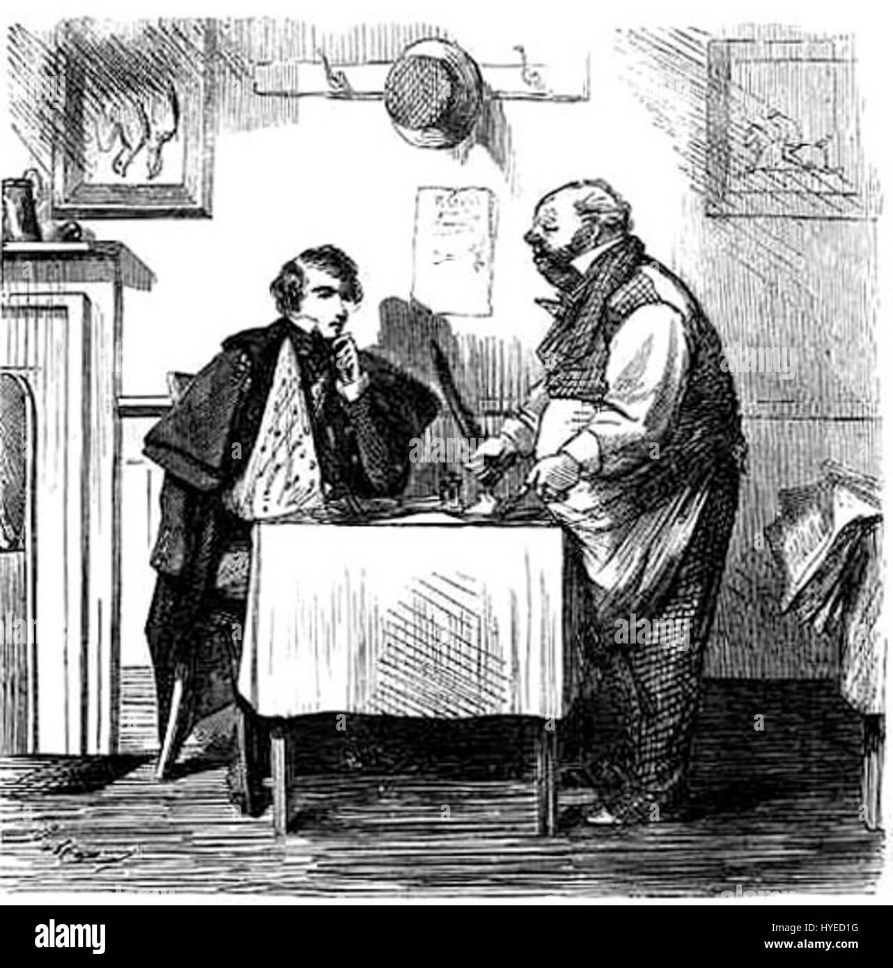 This artwork depicts a scene from Charles Dickens' novel 'Great ...
