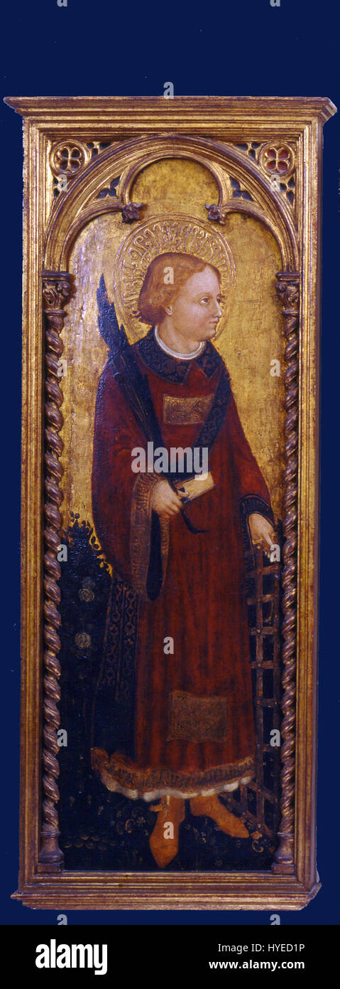 Saint Lawrence by Cristoforo Moretti is a religious artwork depicting ...