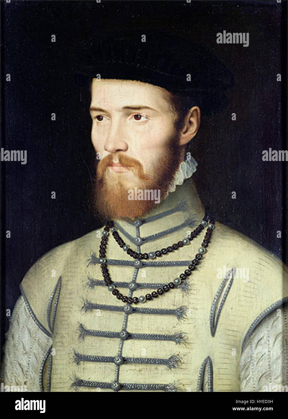This portrait by Jean Clouet depicts a man believed to be Don Juan, a ...