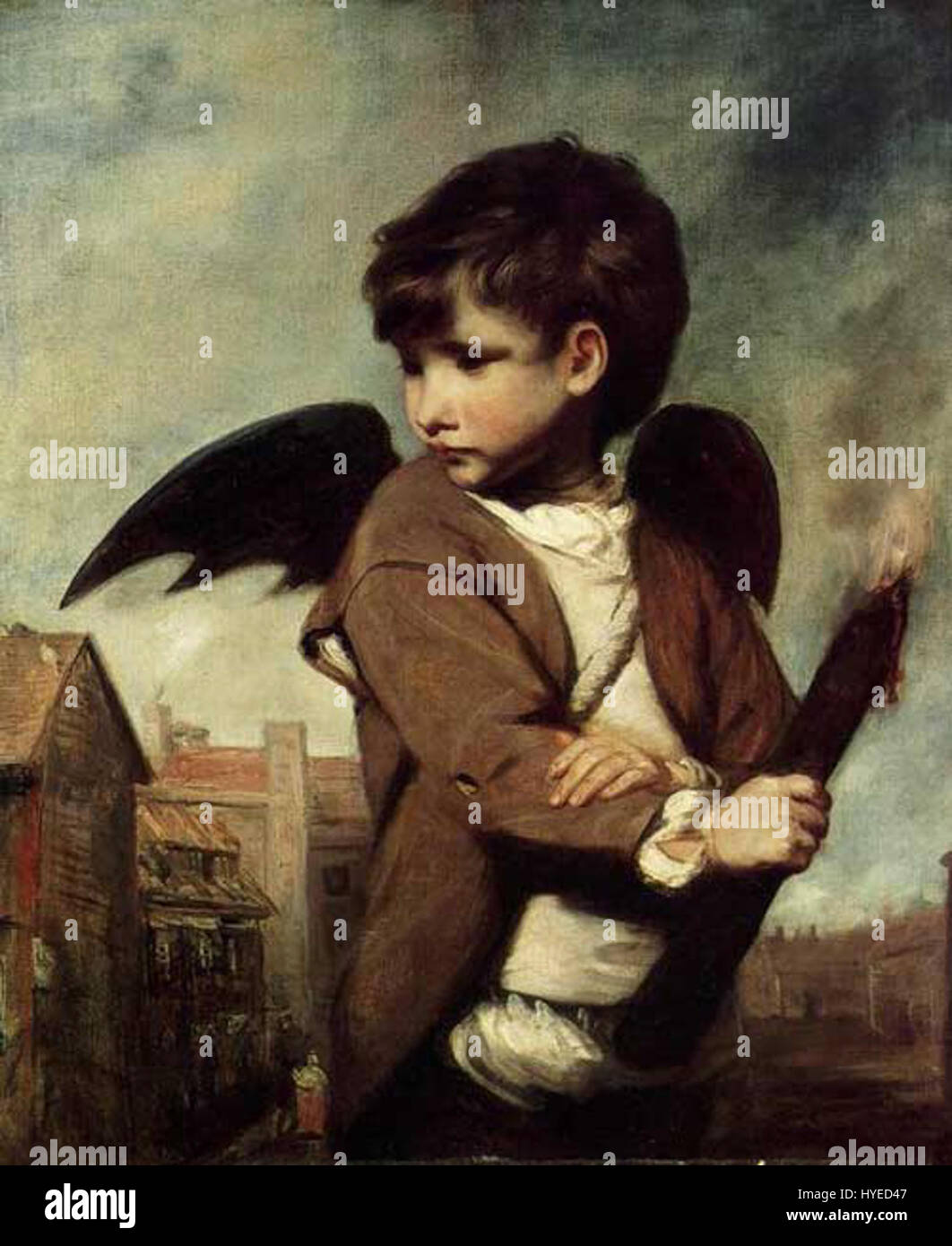 'Cupid as Link Boy' by Joshua Reynolds depicts the mythological figure ...