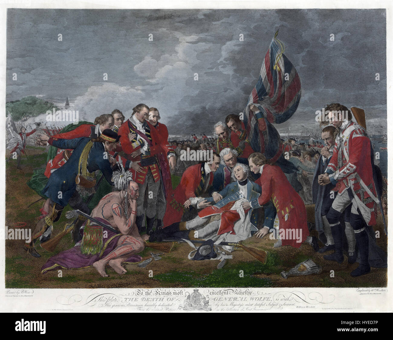 Death general wolfe 1759 hi-res stock photography and images - Alamy