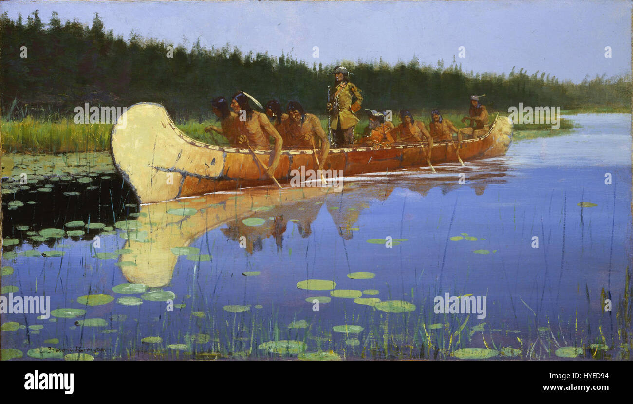 Frederic Remington's 'Radisson and Groseilliers' captures the ...