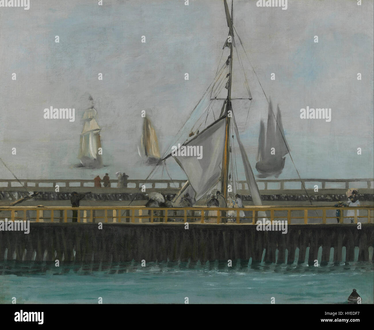 Edouard manet beach painting hi-res stock photography and images - Alamy