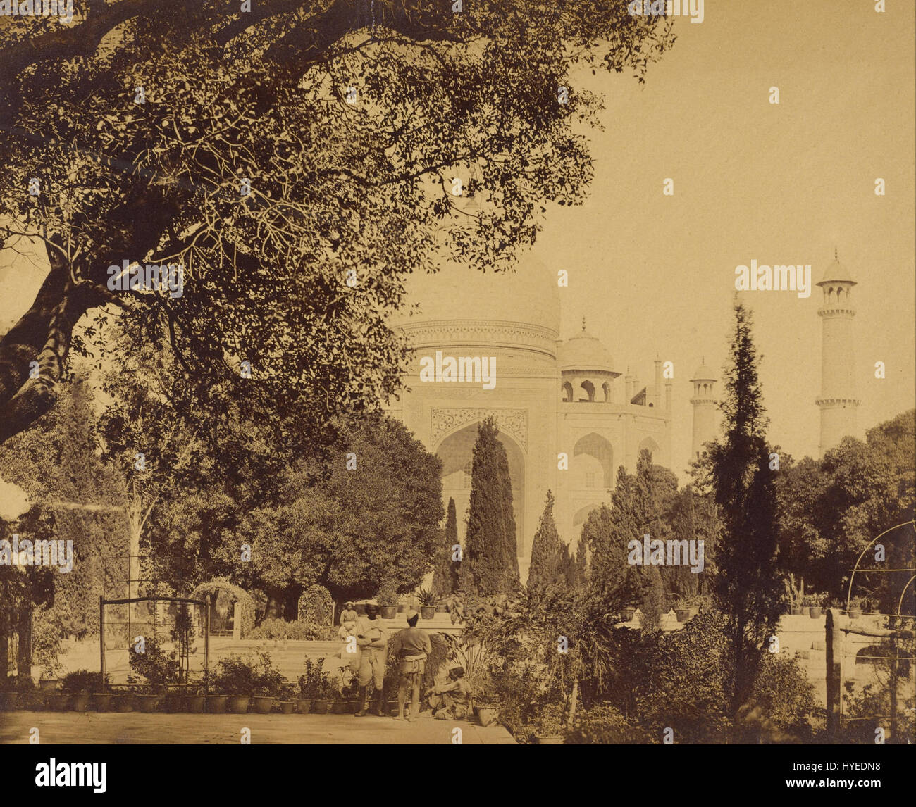 Felice Beato, a British photographer born in Italy, captured the Taj ...