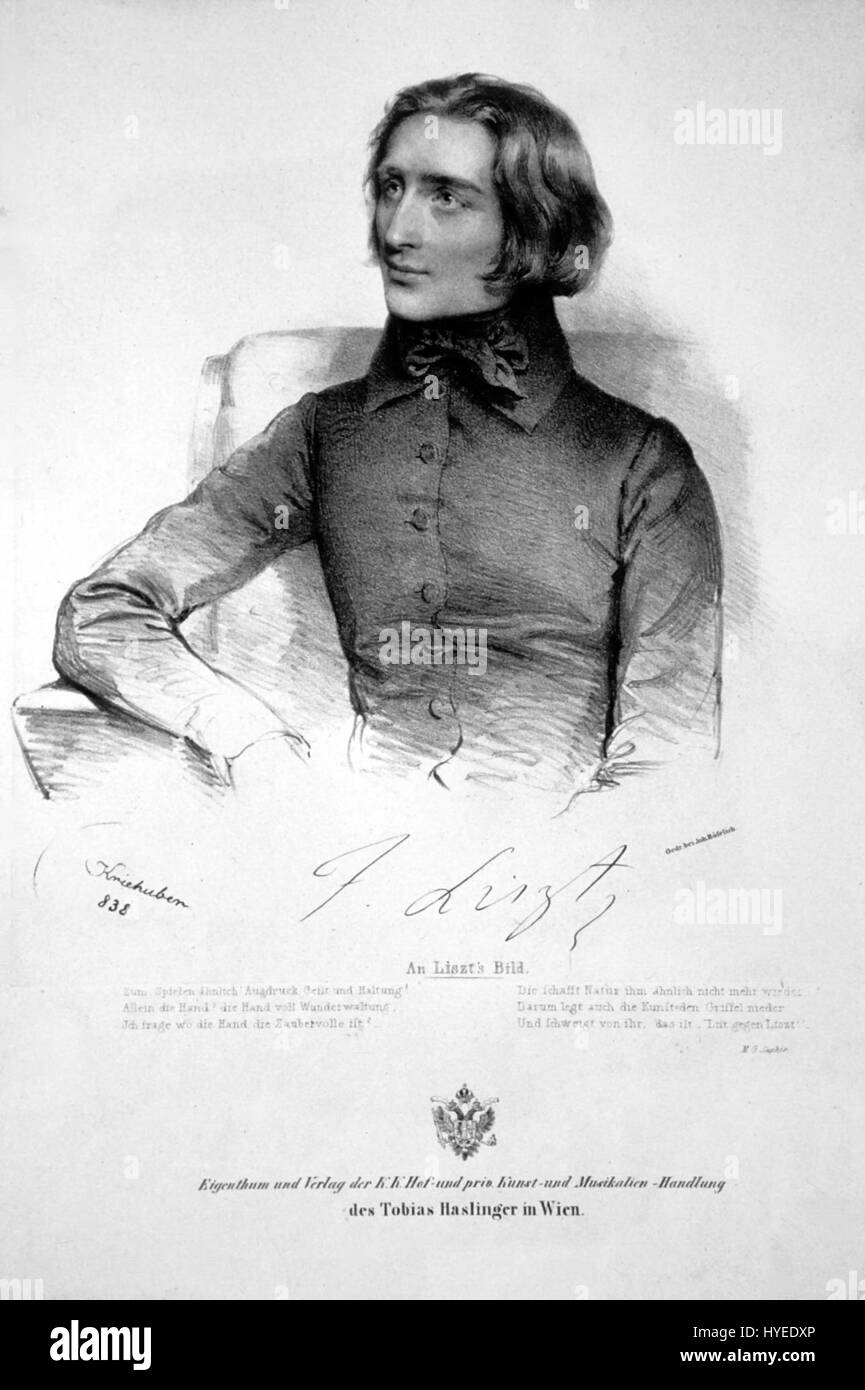 Franz liszt portrait hungarian composer hi-res stock photography and ...