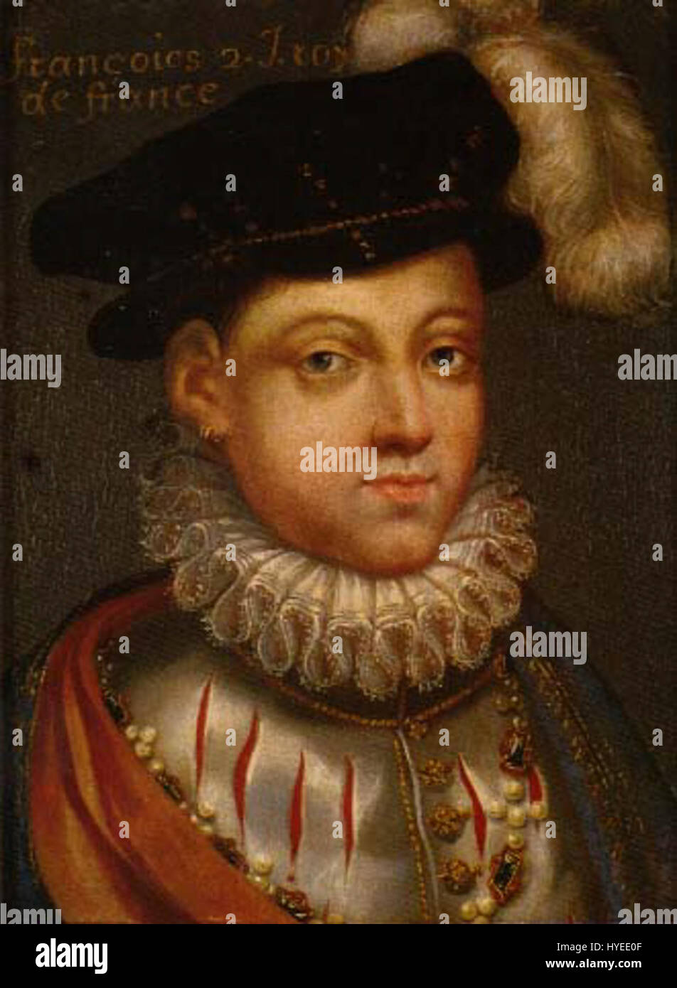 'Francois II de France' likely depicts King Francis II of France, the ...