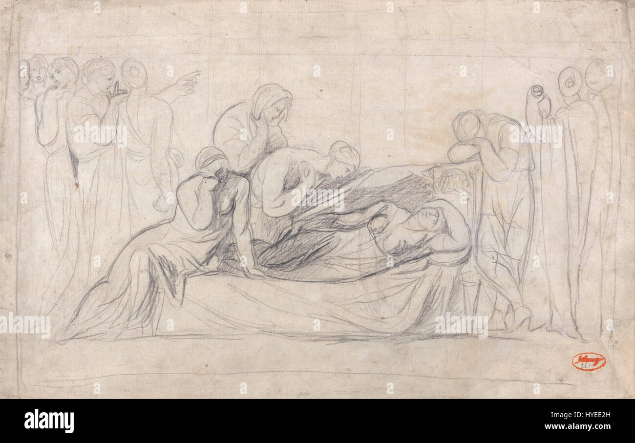 Victorian mourning painting hi-res stock photography and images - Alamy