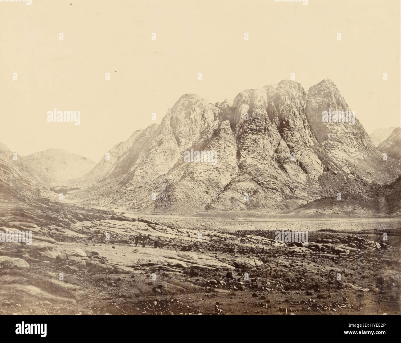Francis Frith’s photograph of Mount Horeb in Sinai captures the ...