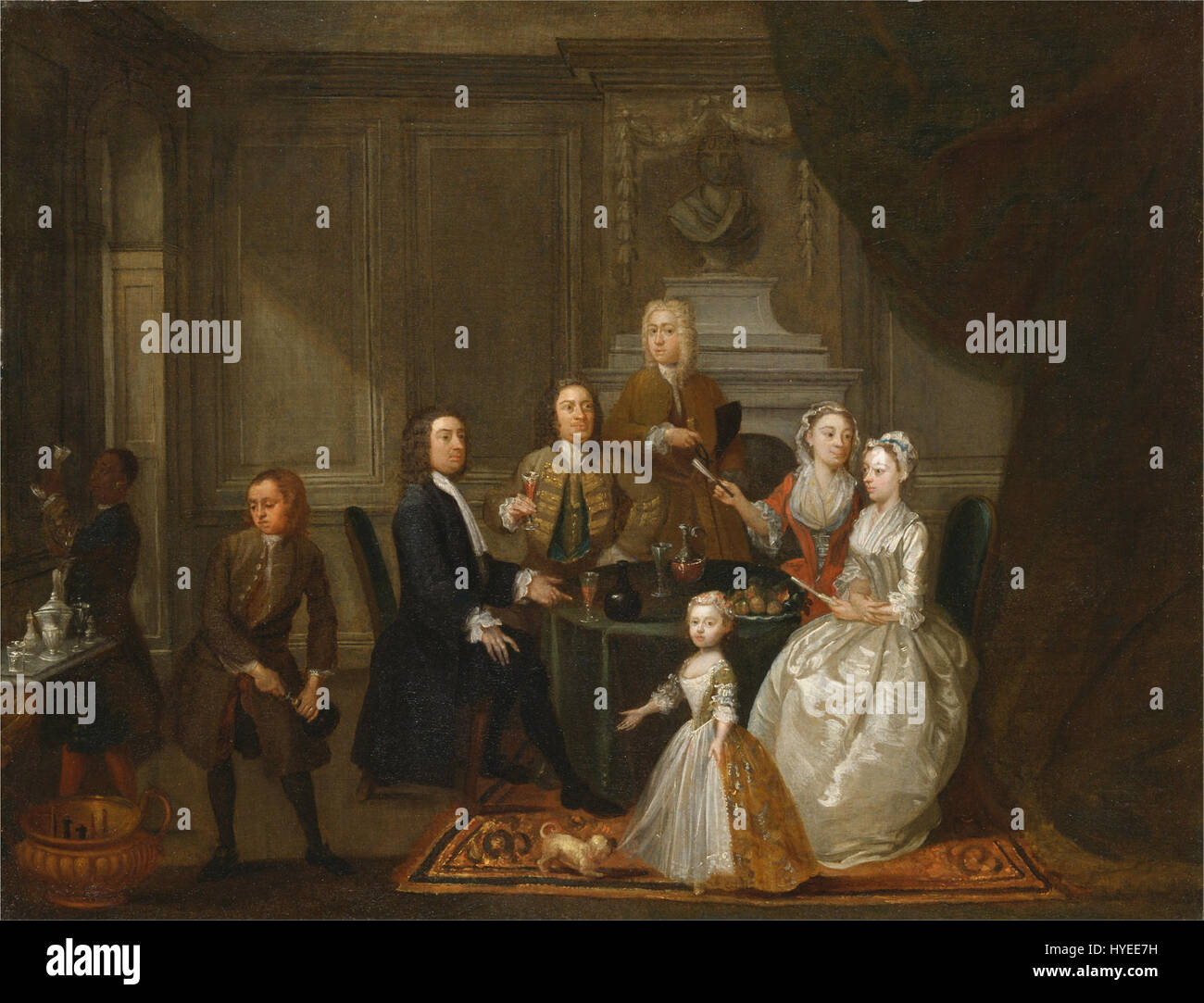 Gawen Hamilton’s group portrait likely depicts members of the Raikes ...
