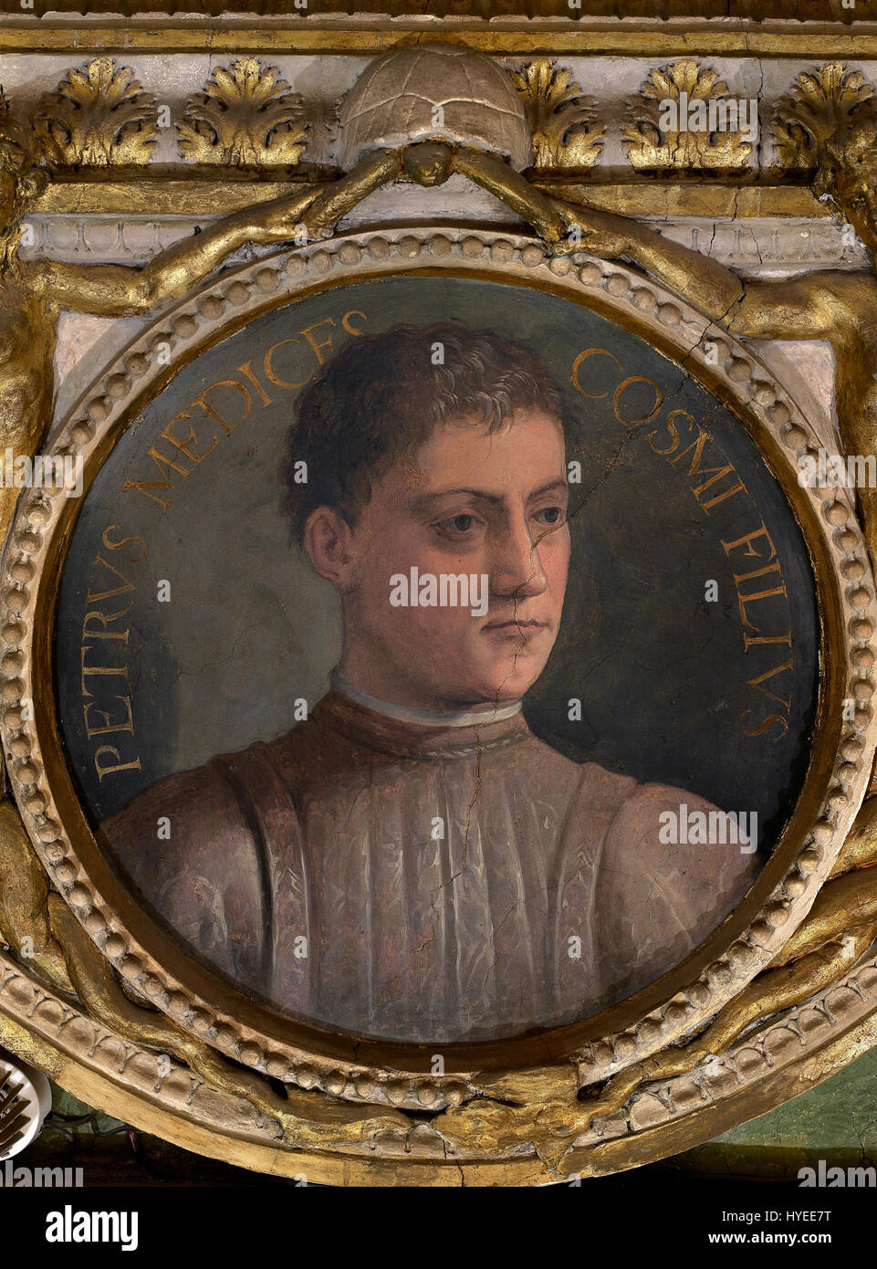 The portrait of Piero de' Medici, known as 'the Gouty,' by Giorgio ...