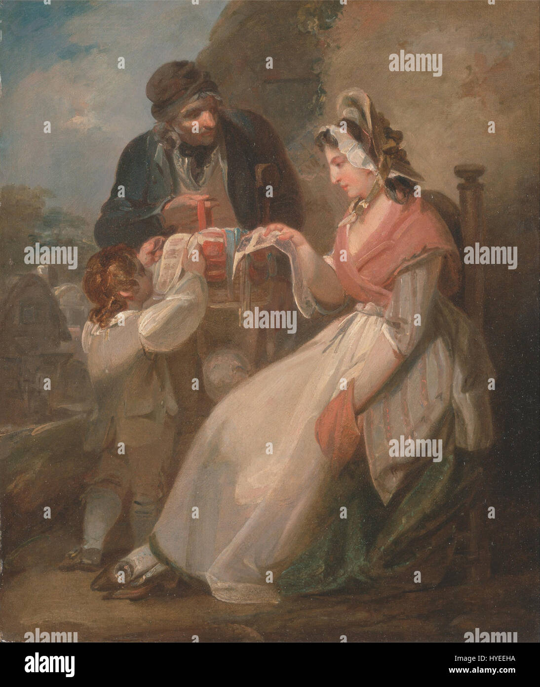 Henry Singleton The Wandering Sailor Google Art Project Stock Photo - Alamy