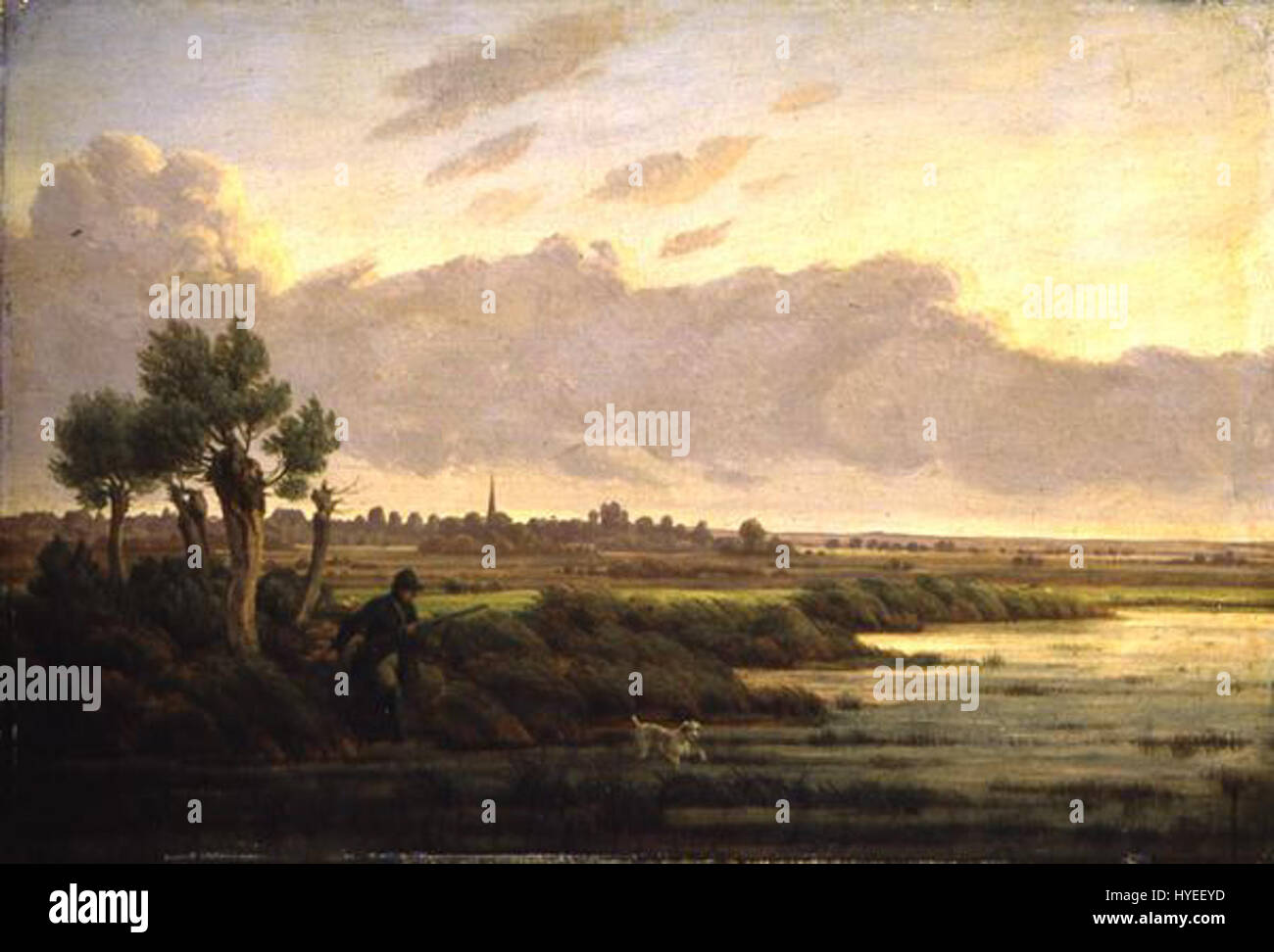Heinrich Stuhlmann’s 'An der Alster bei Winterhude' depicts a scenic ...