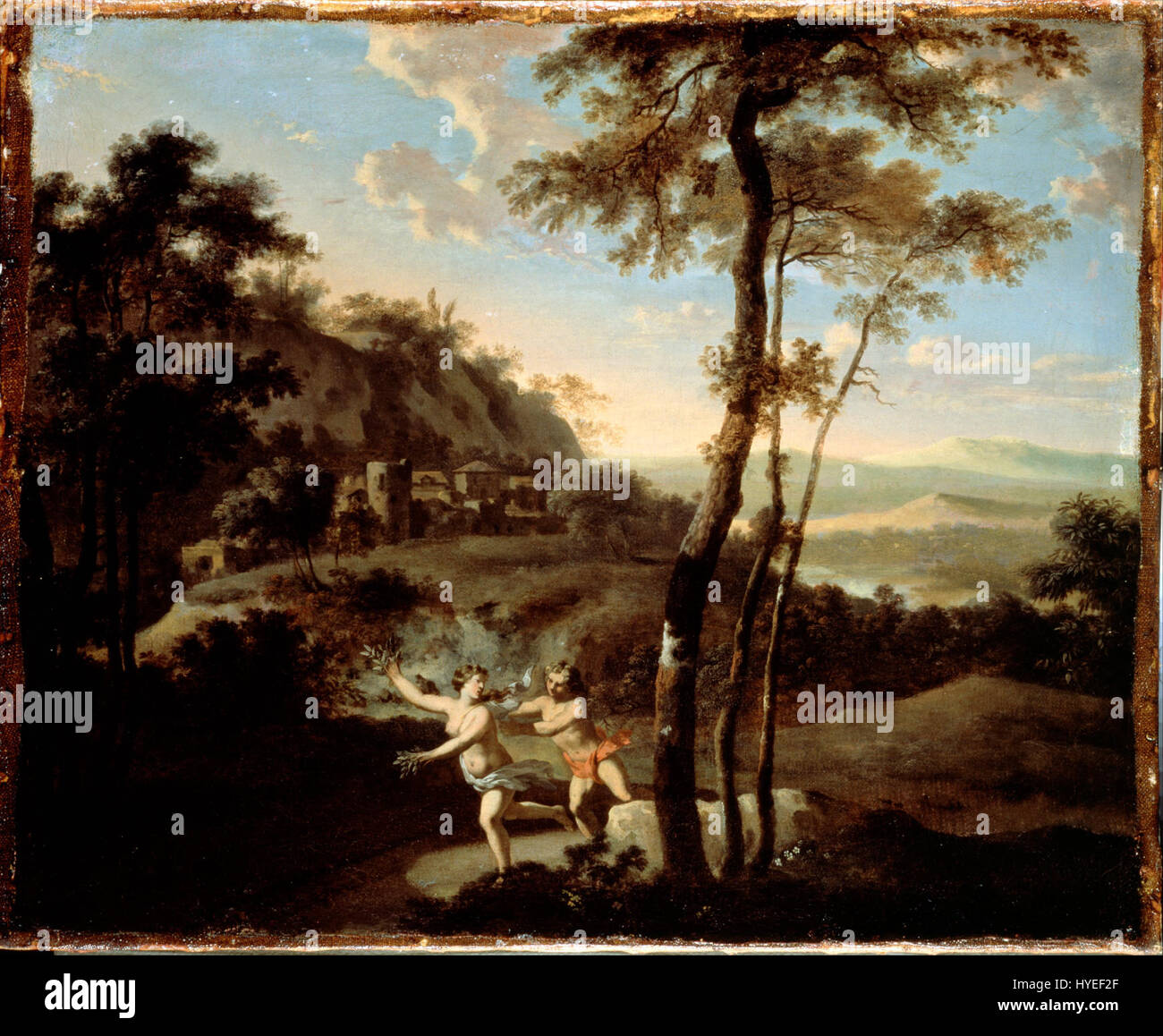 'Apollo and Daphne' by Gerard Hoet depicts the mythological story of ...