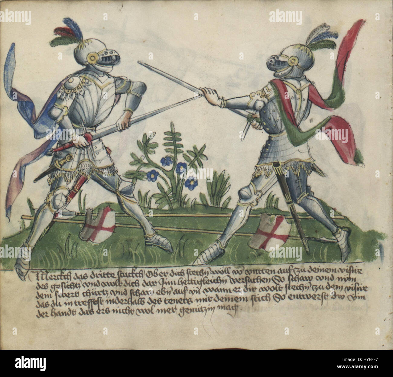 Historical illustration medieval knight in hi-res stock photography and ...