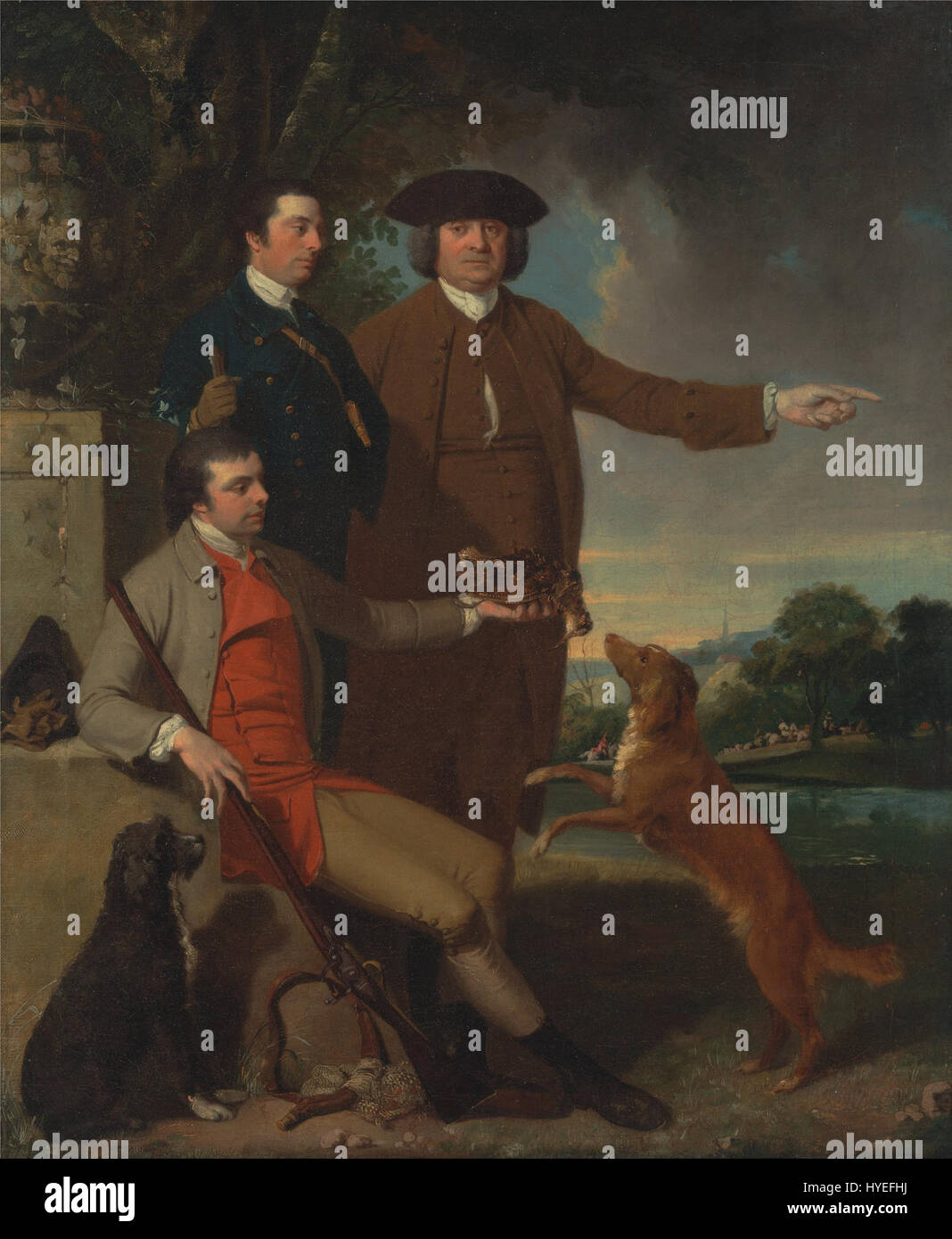 John Hamilton Mortimer’s *Self Portrait with His Father and His Brother ...