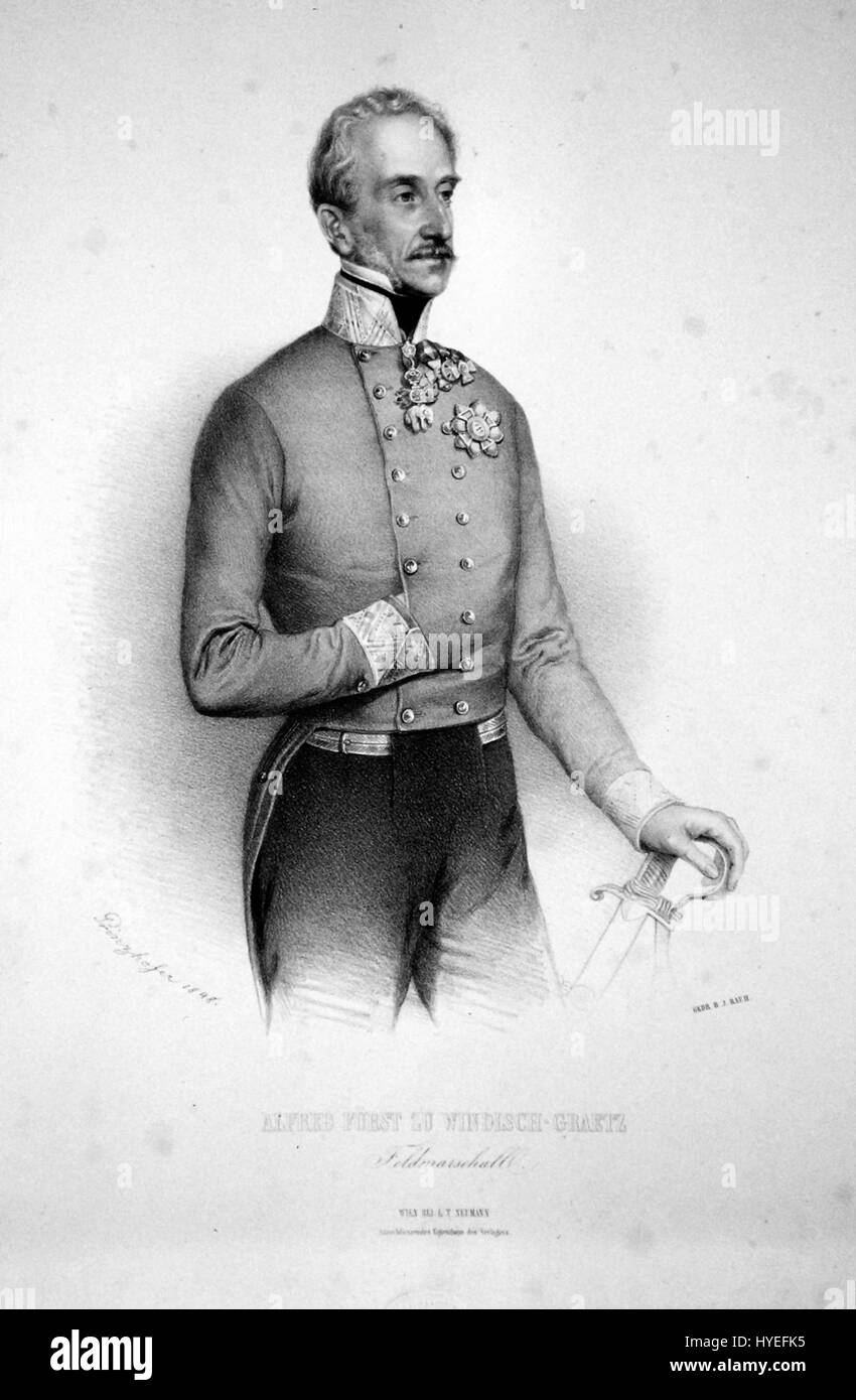 Alfred Windisch Graetz’s lithograph captures a dynamic scene with ...