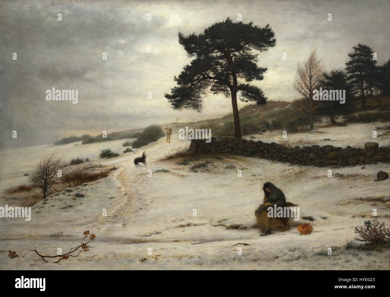 John Everett Millais’ painting 'Blow, Blow, Thou Winter Wind' reflects a scene inspired by ...