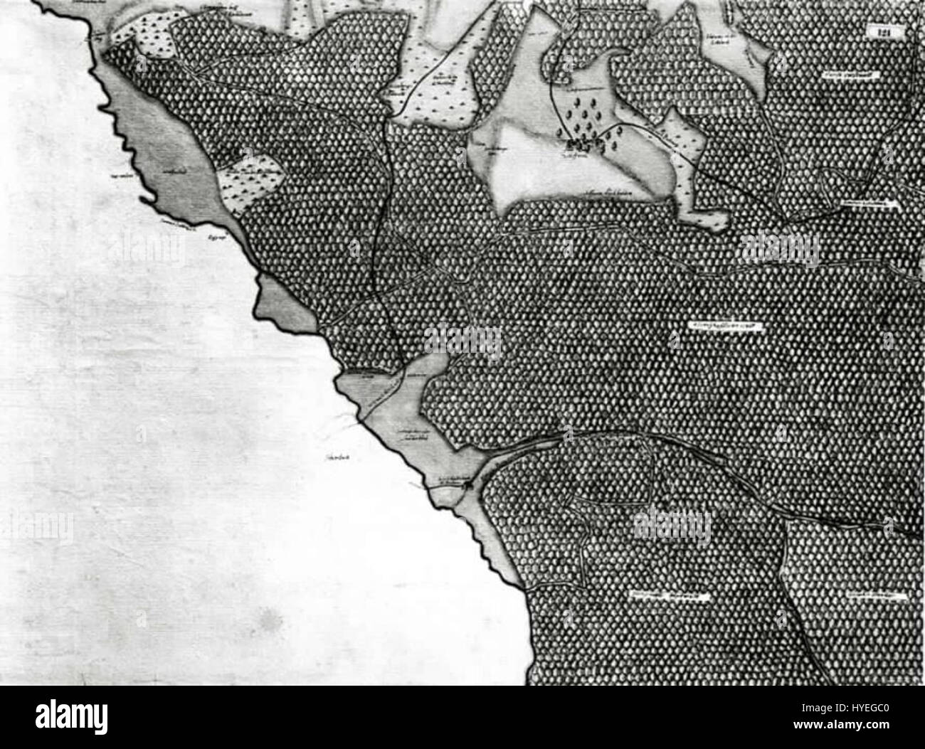 ‘Kiesersche Forstkarte Nr. 124 Schiffrain’ is a forestry map, part of ...