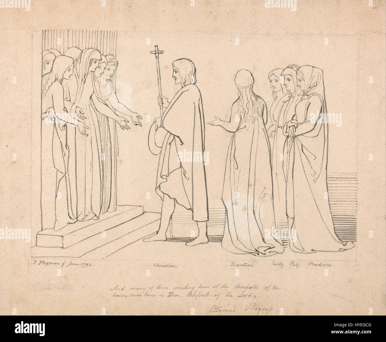 John Flaxman Illustration to Pilgrim's Progress Google Art Project ...