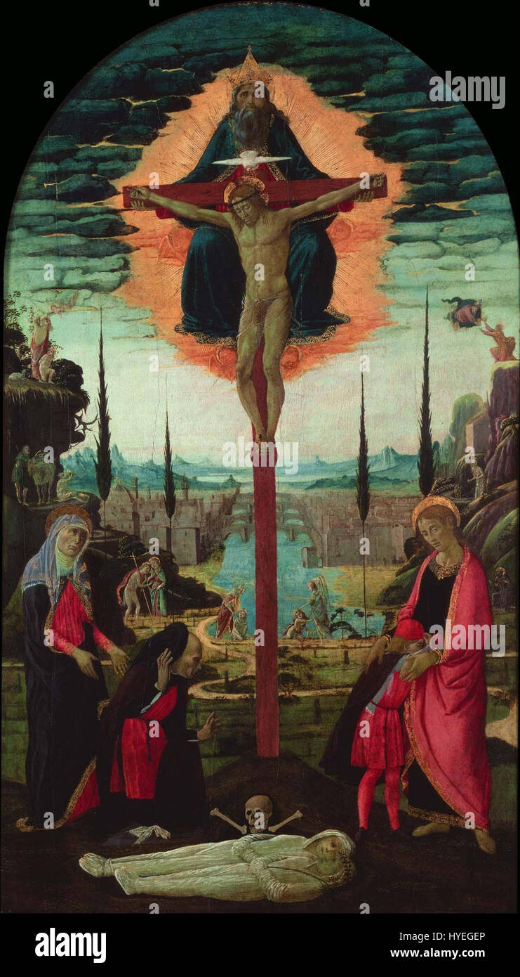 Jacopo del Sellaio’s Votive Altarpiece 'The Trinity, the Virgin, St ...
