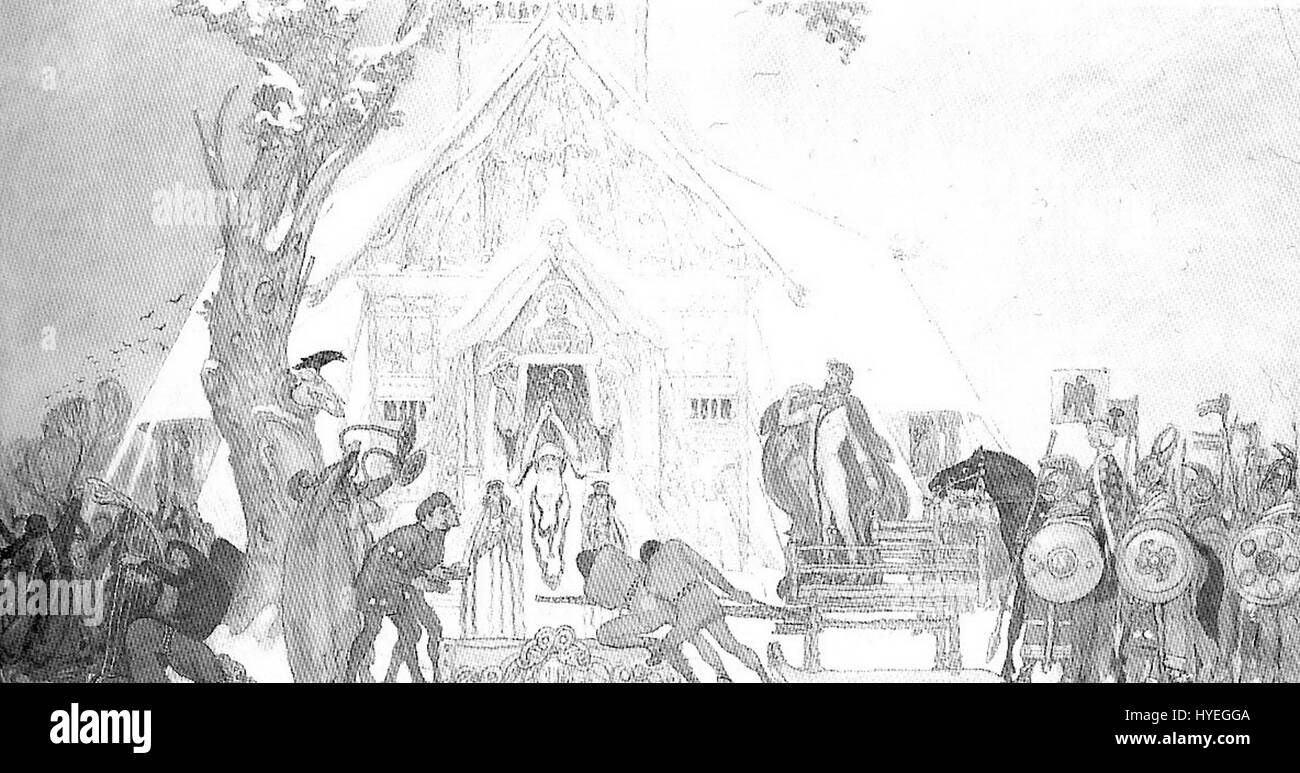 'Midvinterblot' (Midwinter Sacrifice) is a painting by Carl Larsson ...