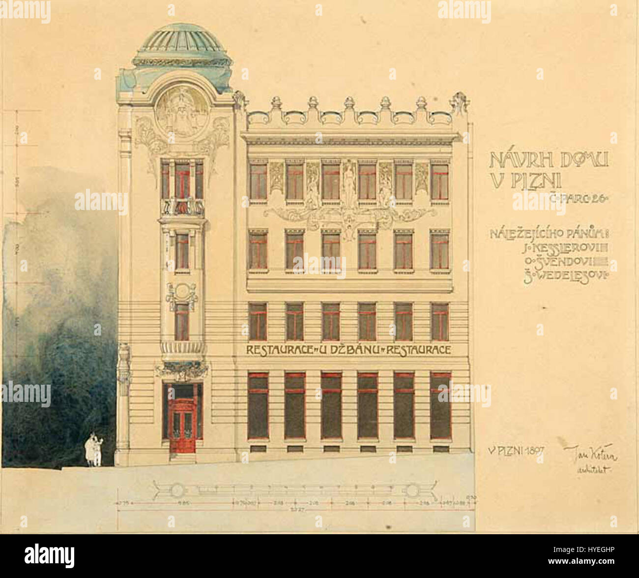 Kotera Jan's design of a house in Pilsen from 218 illustrates the ...