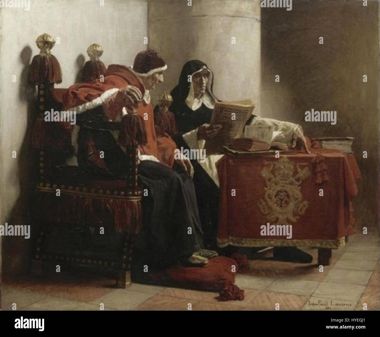 'Le grand inquisiteur' (The Grand Inquisitor) is a depiction of a key ...